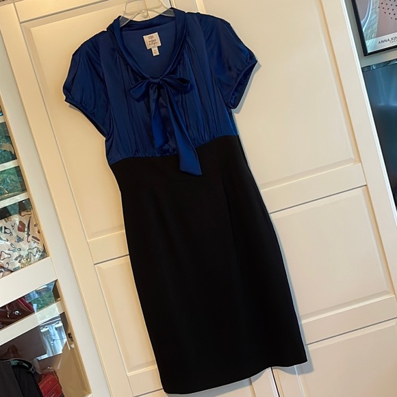 Suzi Chin | Dresses | Royal Blue Black Cocktail Dress | Poshmark